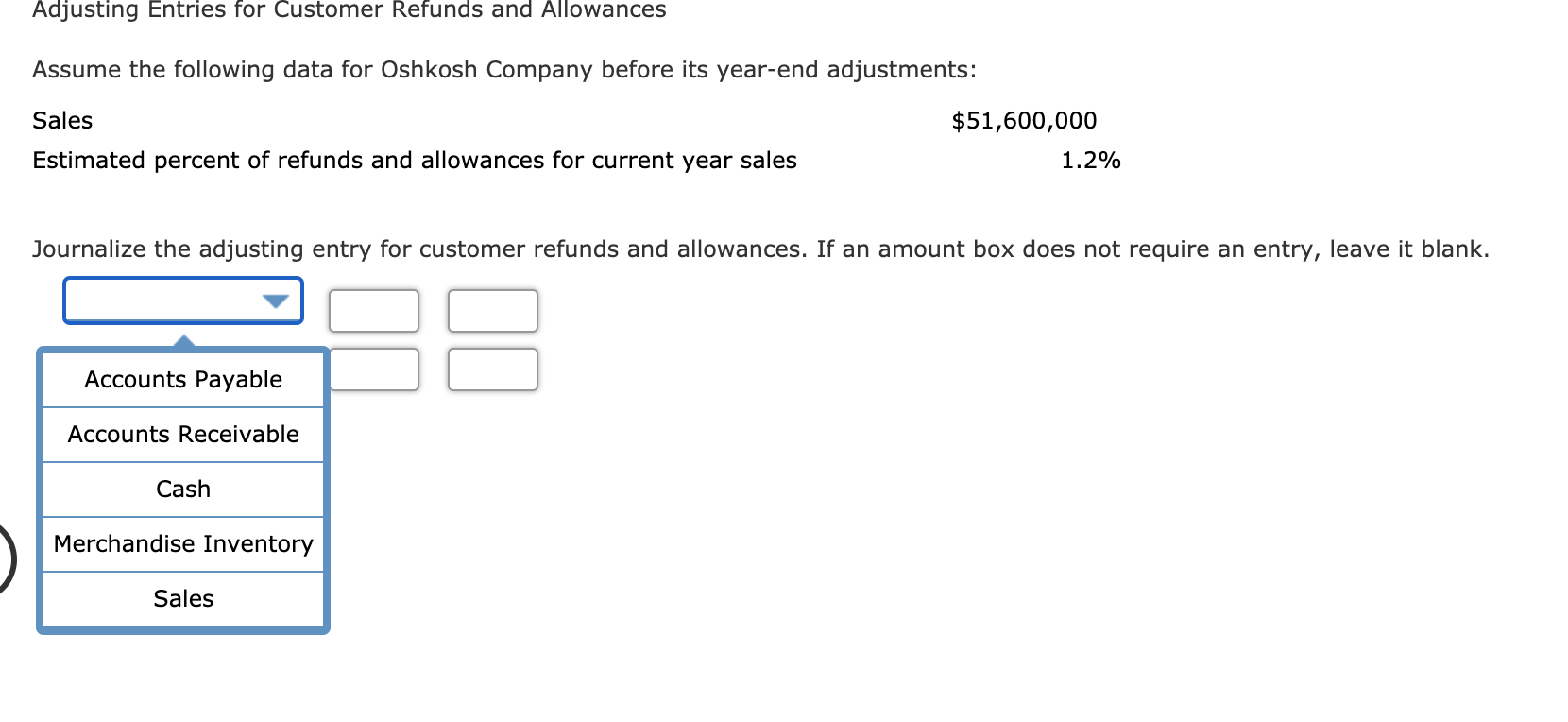 Solved Adjusting Entries for Customer Refunds and Allowances | Chegg.com