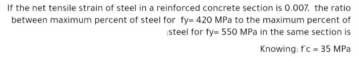 Solved If the net tensile strain of steel in a reinforced | Chegg.com