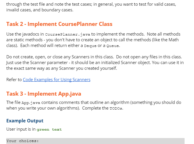 Task 1 - Read all provided code Read through | Chegg.com
