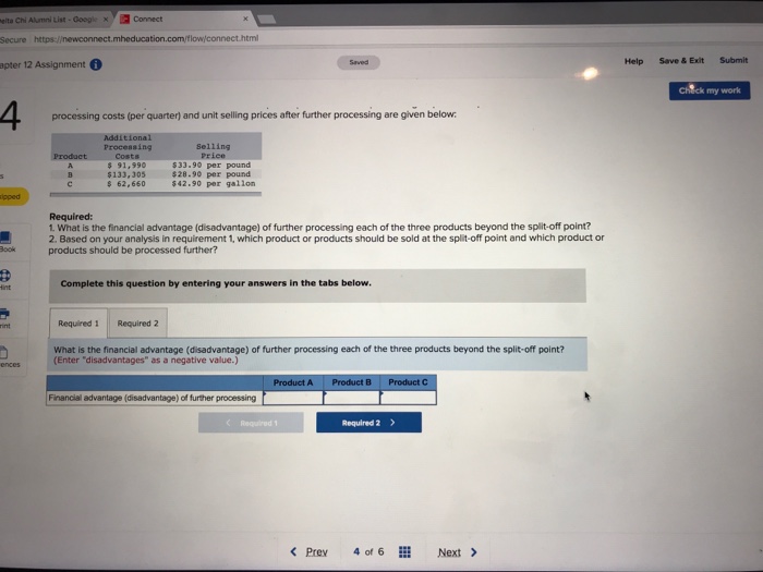 Solved Help Save &ExitSubm Saved hapter 12 Assignment Check | Chegg.com