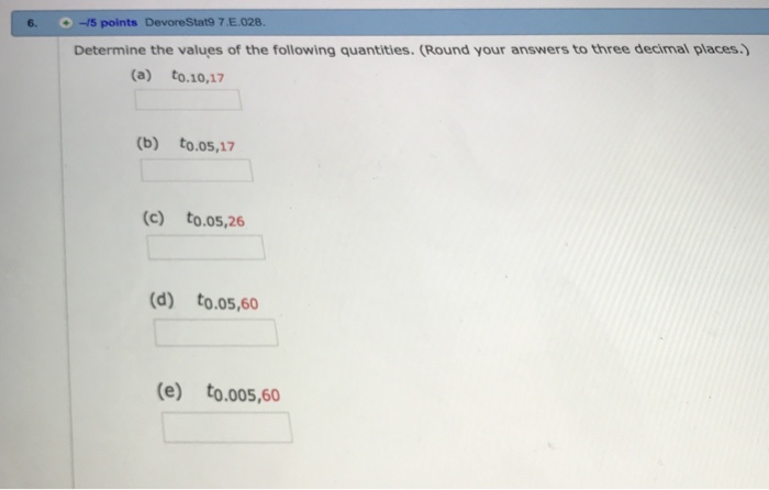 Solved Determine the values of the following quantities. | Chegg.com