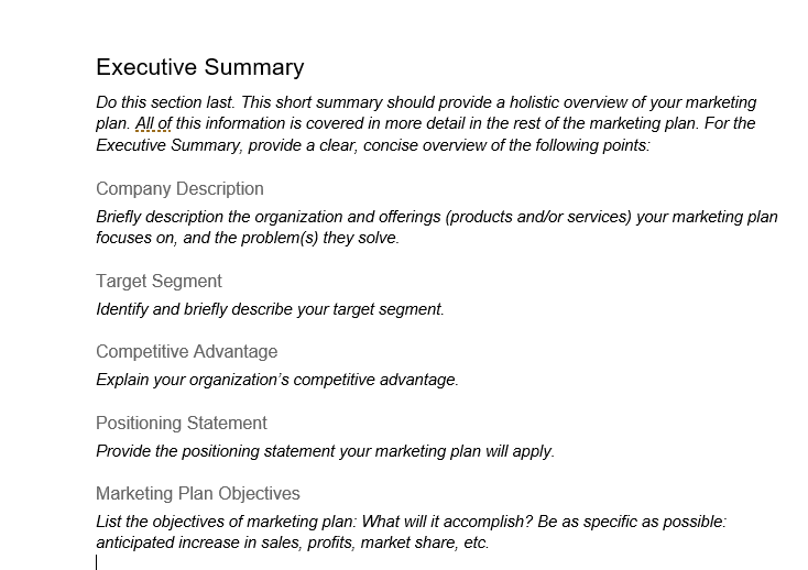 Solved Executive Summary Do This Section Last This Short Chegg