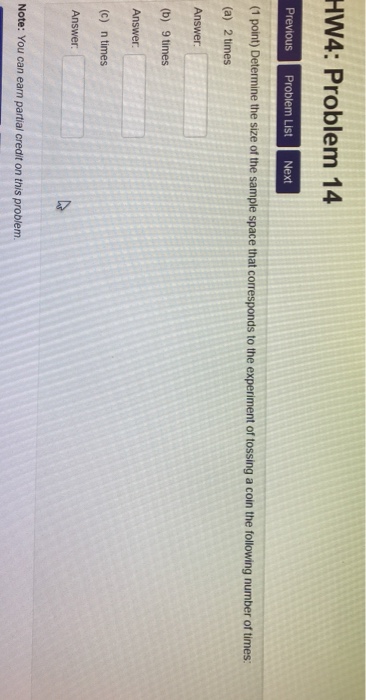 Solved HW4: Problem 14 Previous Problem List Next (1 point) | Chegg.com