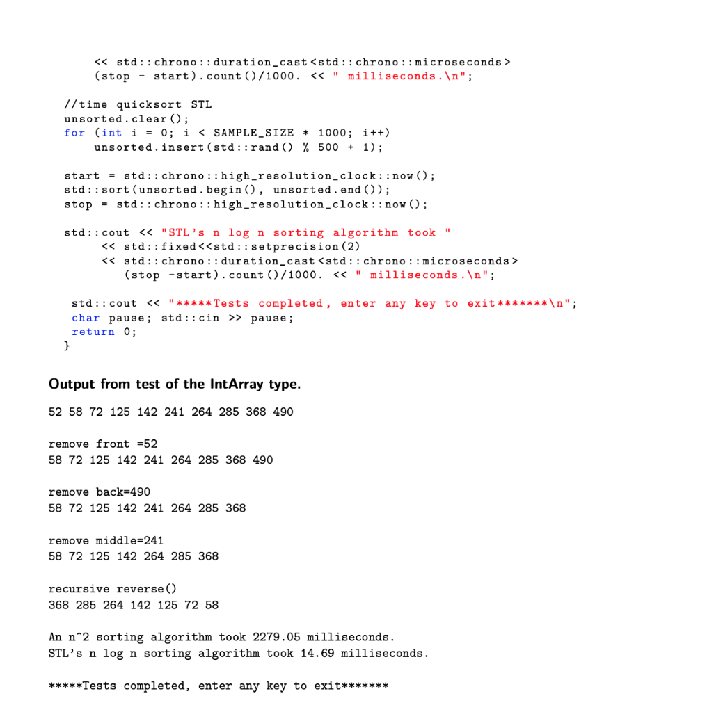Solved implement all the methods shown in the inteface on | Chegg.com