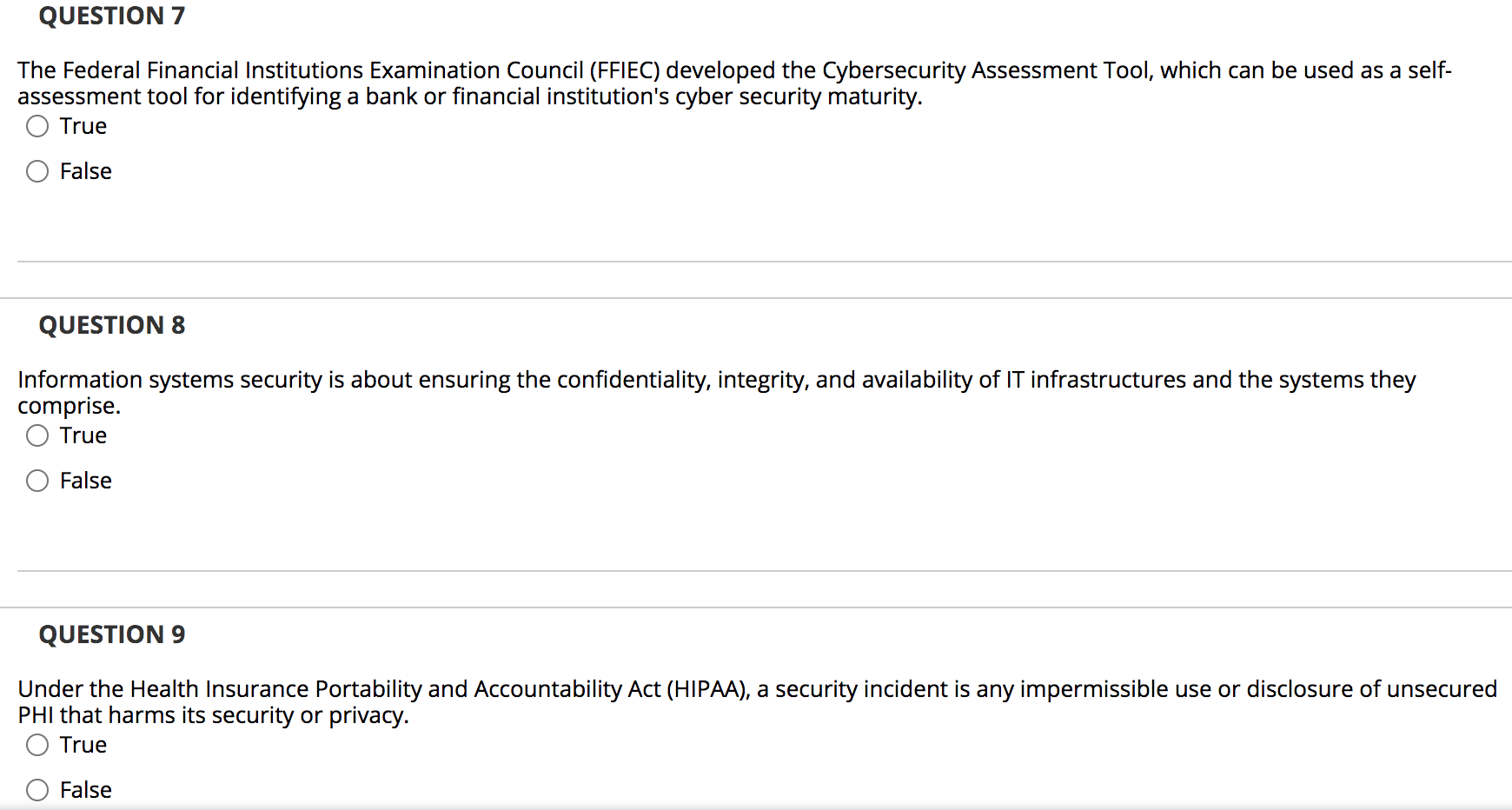 Solved QUESTION 7 The Federal Financial Institutions | Chegg.com