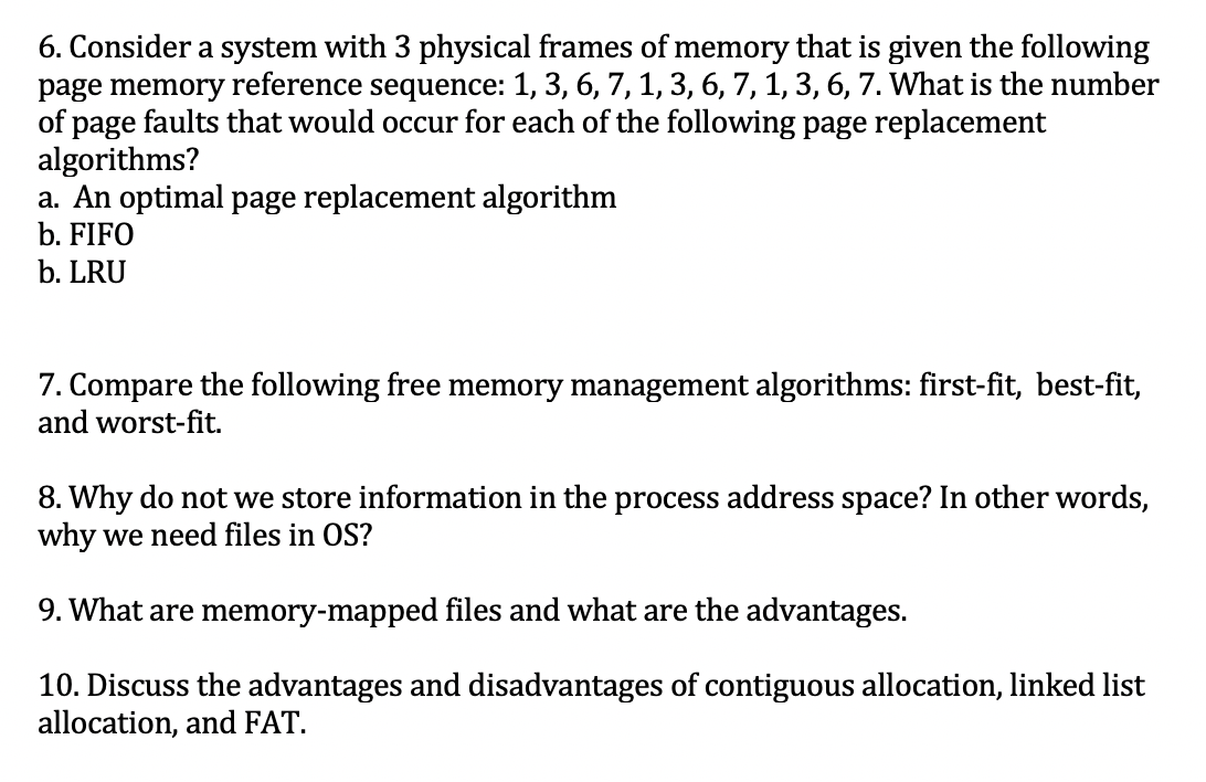 Solved Operating System - Easy | Chegg.com
