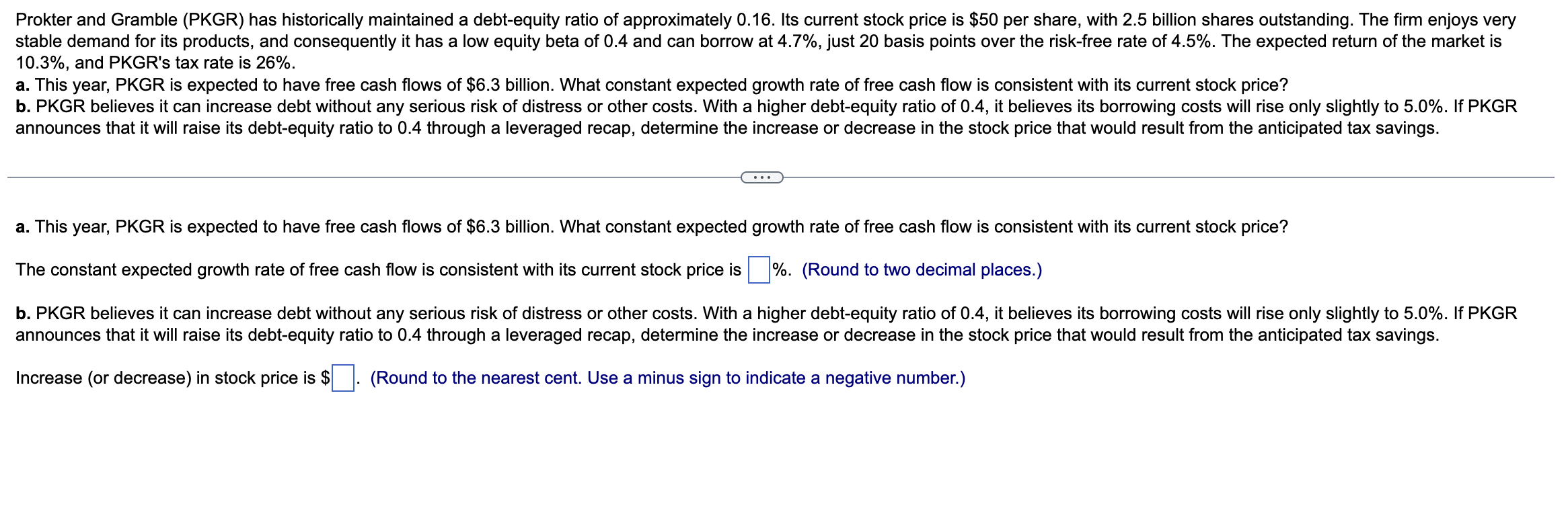 Prokter and Gramble (PKGR) has historically | Chegg.com