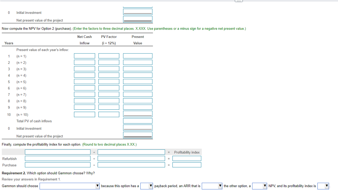 Solved The company is considering two options. Option 1 is | Chegg.com