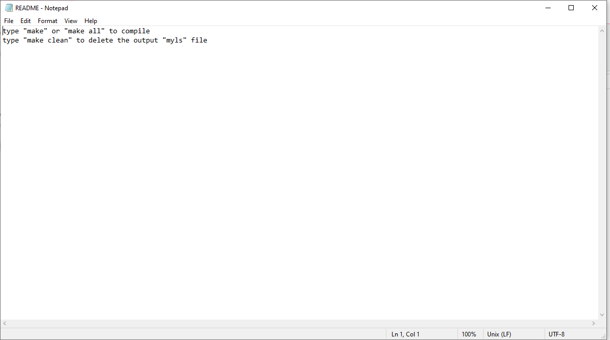 0 X Makefile - Notepad File Edit Format View Help | Chegg.com