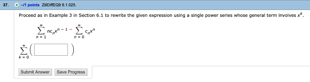 Solved Proceed as in Example 3 in Section 6.1 to rewrite the | Chegg.com