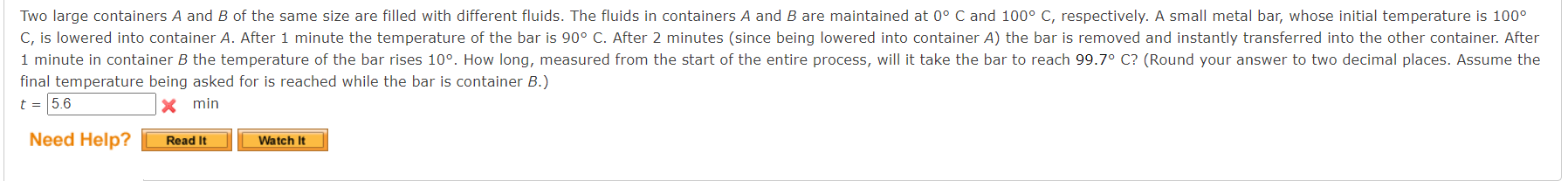 Solved Two large containers A and B of the same size are | Chegg.com