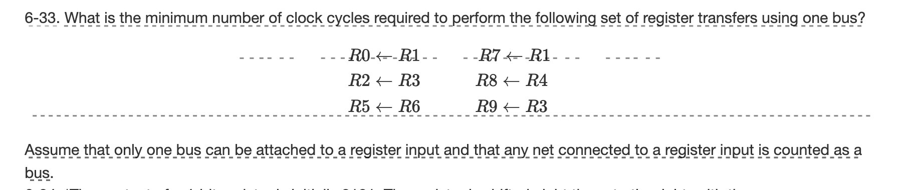 Solved Answer is 2 clock cycle min! I just dont know how to | Chegg.com
