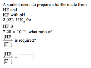 Solved A student needs to prepare a buffer made from HCN and | Chegg.com