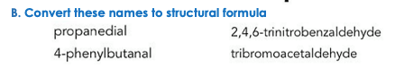 Solved B. Convert these names to structural formula | Chegg.com