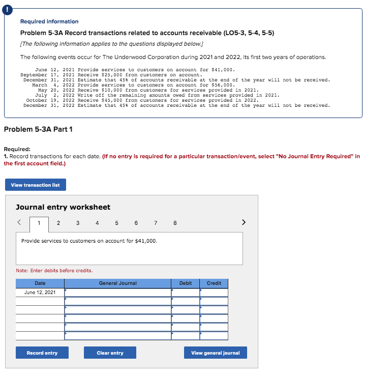 Solved Problem 5-1A Calculate the amount of revenue to | Chegg.com