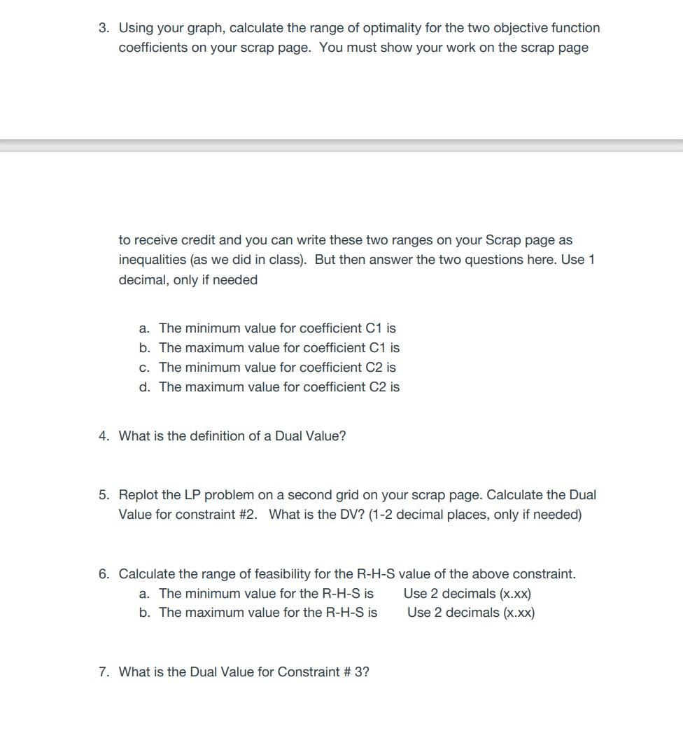 Solved Given the following LP formulation in which you wish | Chegg.com