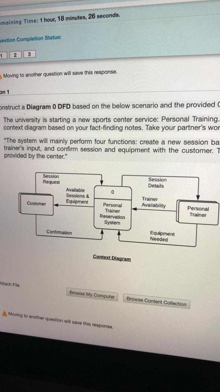 Construct a Diagram 0 DFD based on the below scenario | Chegg.com