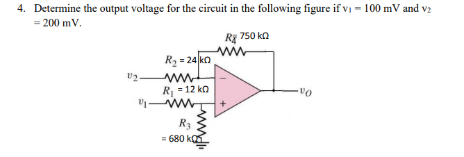 Solved 1. Calculate the CMRR (dB) if: Differential mode: va | Chegg.com