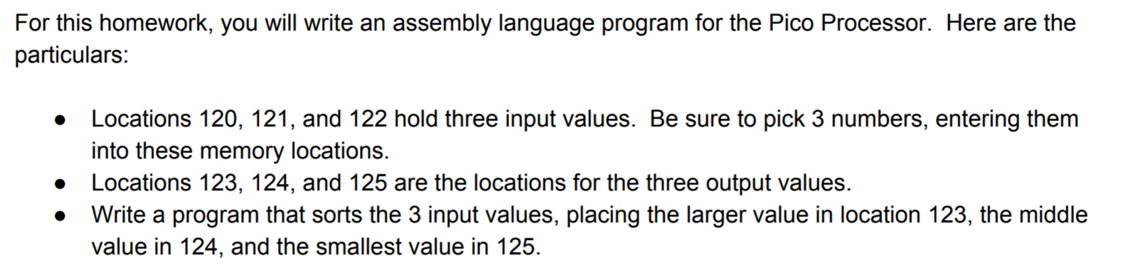 For this homework, you will write an assembly | Chegg.com