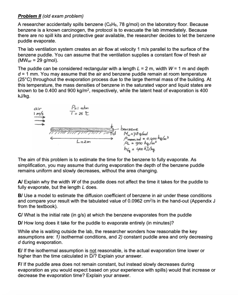 Solved Problem II (old exam problem)A researcher | Chegg.com