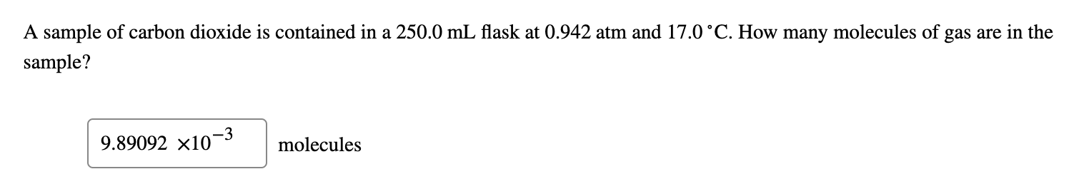Solved A sample of carbon dioxide is contained in a | Chegg.com