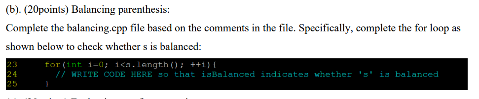 Solved ONLY EDIT INSIDE THE FOR LOOP IN THE CPP FILES!• The | Chegg.com