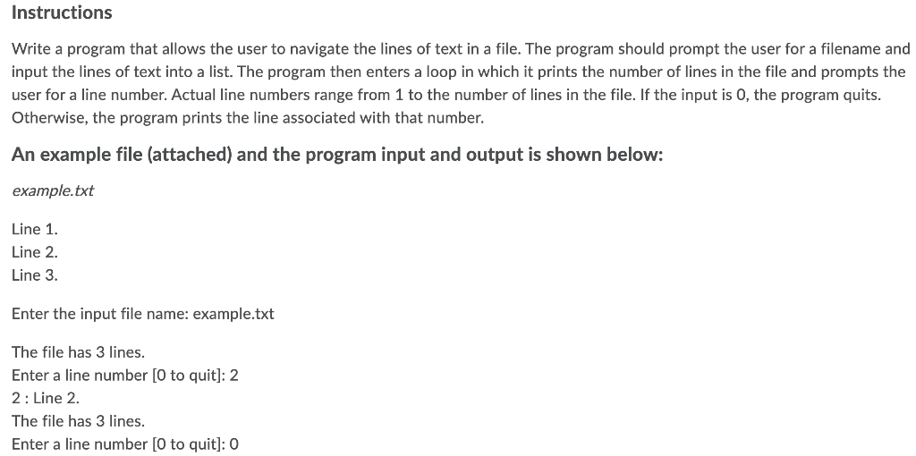 Solved Instructions Write a program that allows the user to | Chegg.com