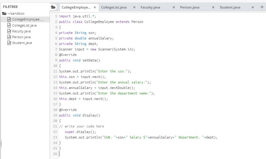All code is in Java Using Cengage Checking I have | Chegg.com