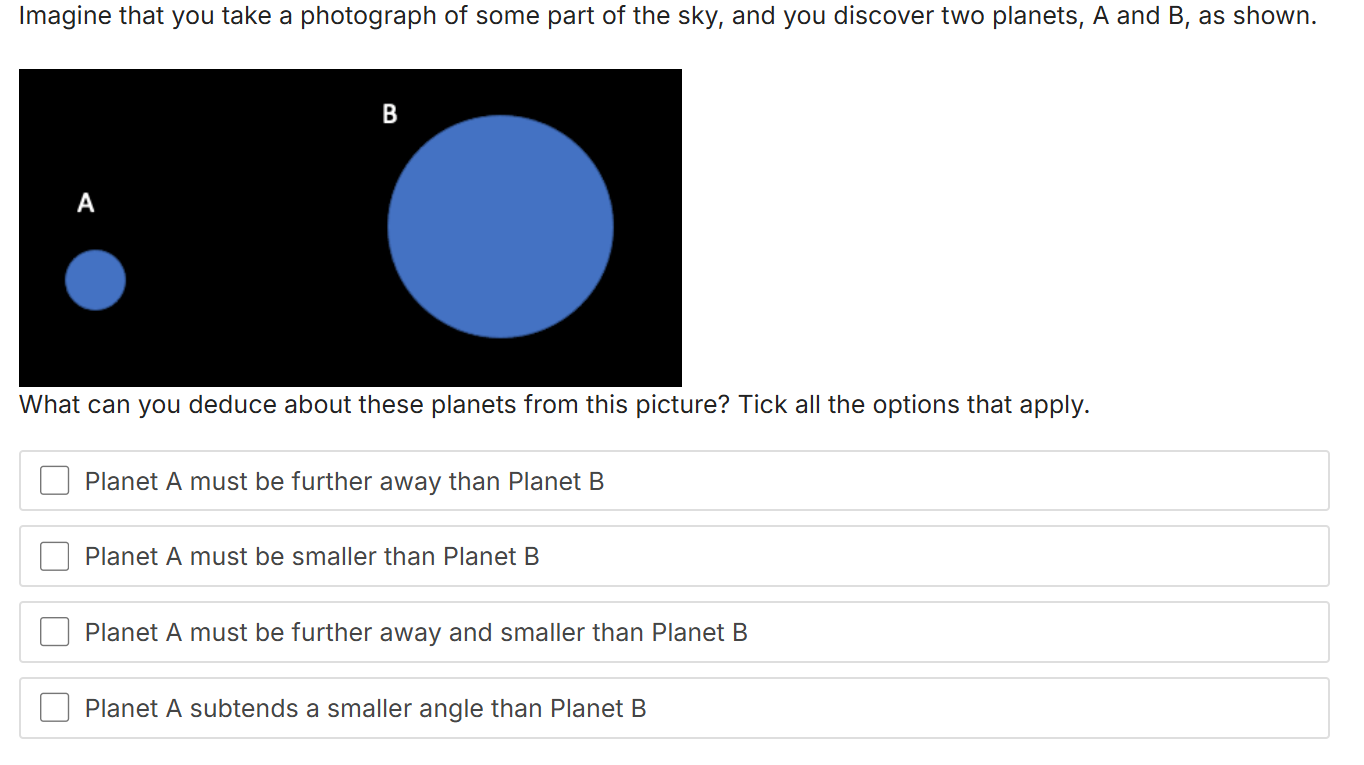 Solved What can you deduce about these planets from this | Chegg.com
