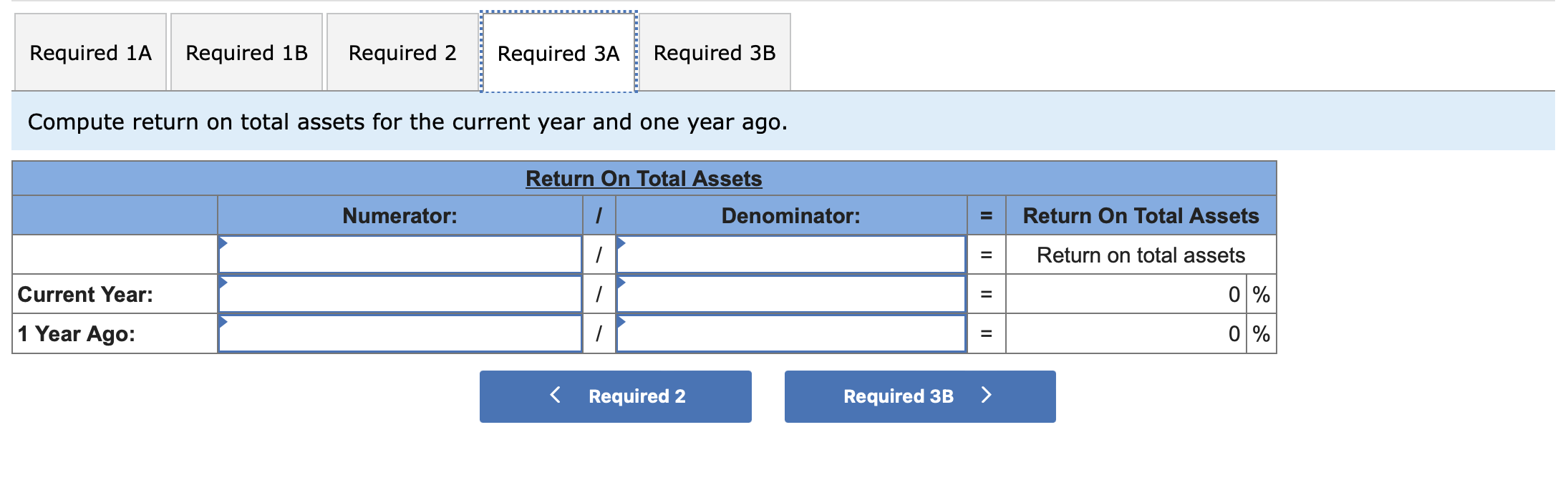Solved Hello, I needed help on the four parts below Required | Chegg.com