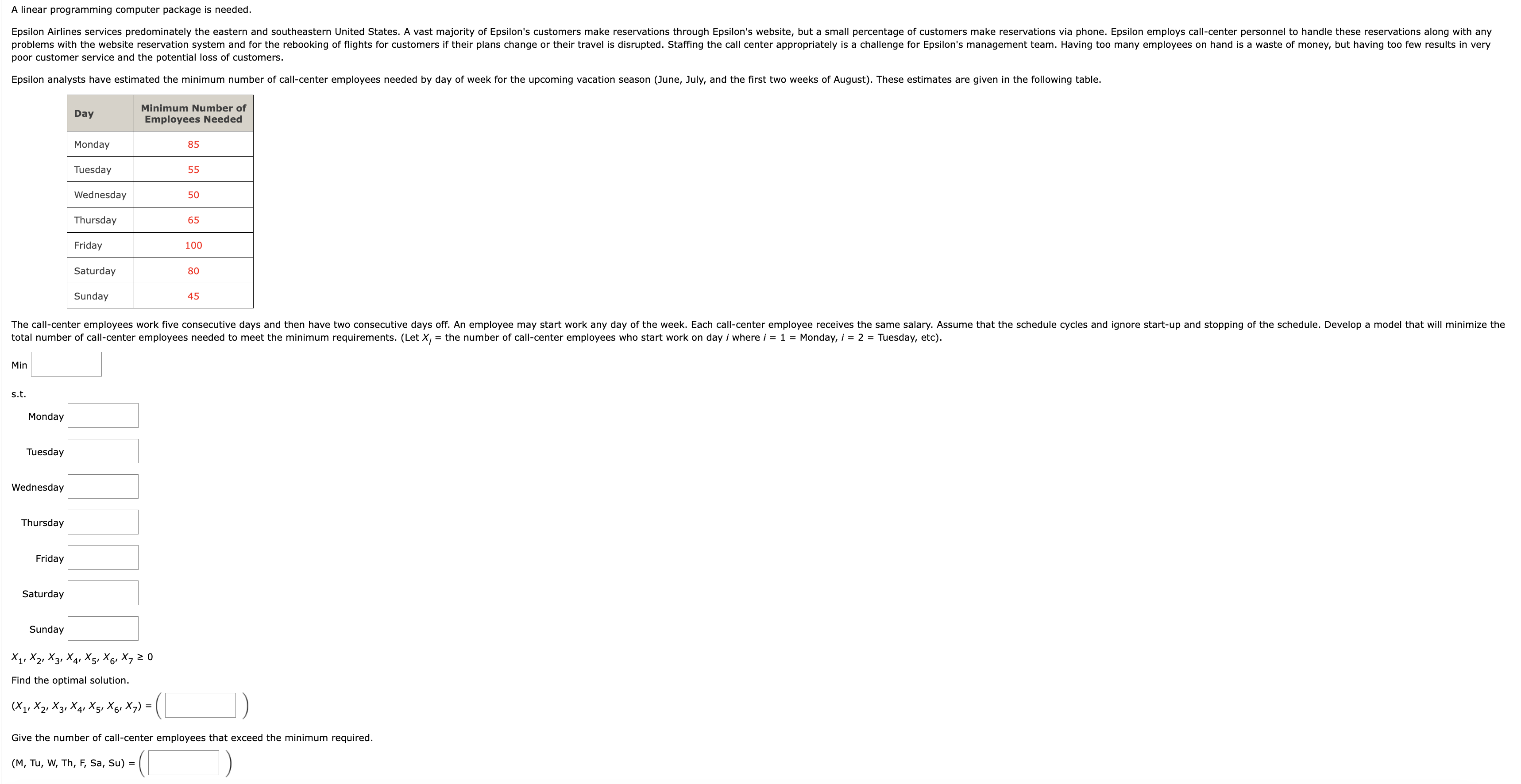 Solved problems with the website reservation system and for | Chegg.com
