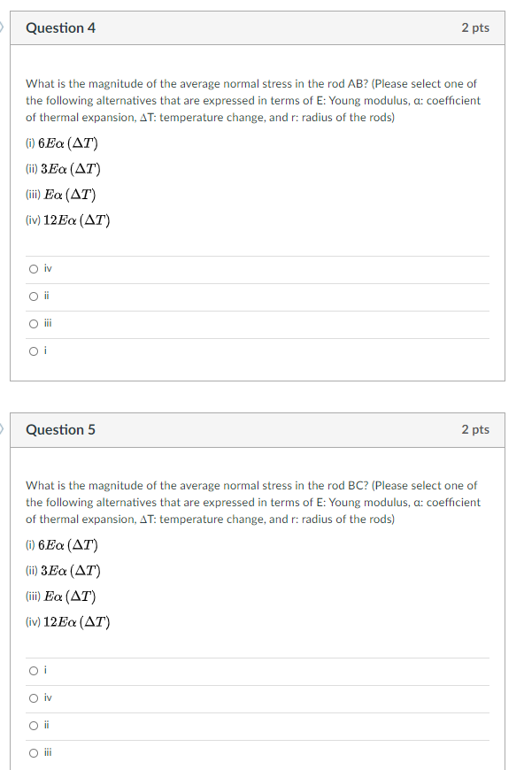Solved Material-1, (3E, 2a) Material-2, (2,3a) В. D = 2r D = | Chegg.com