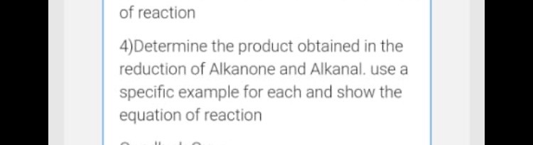 Solved of reaction 4)Determine the product obtained in the | Chegg.com