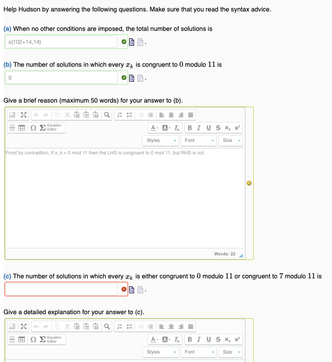 Solved Your classmate Hudson is interested in counting the | Chegg.com