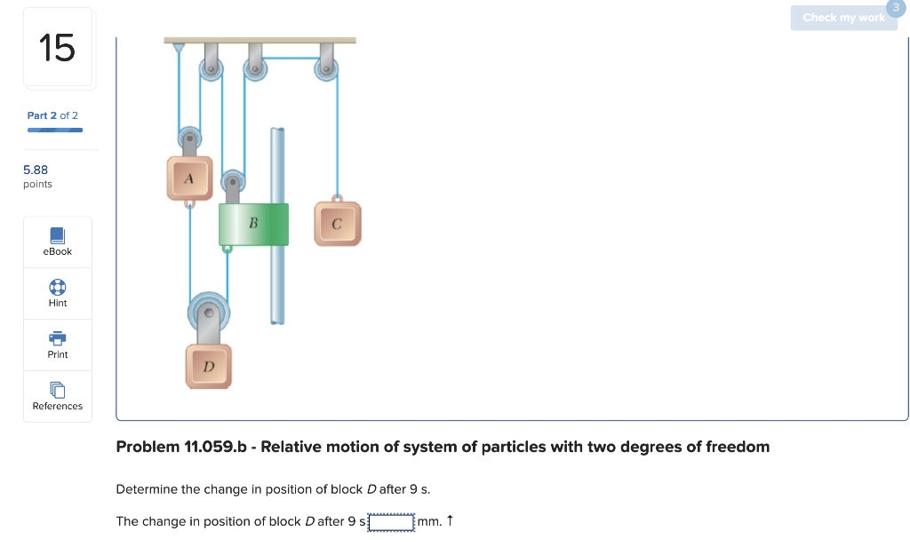 Solved Required information Problem 11.059 - Relative motion | Chegg.com