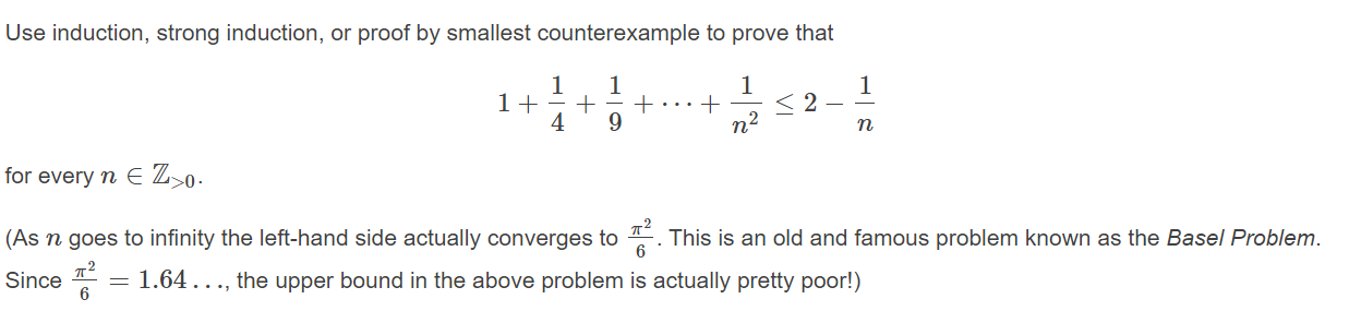Solved Use induction, strong induction, or proof by smallest | Chegg.com