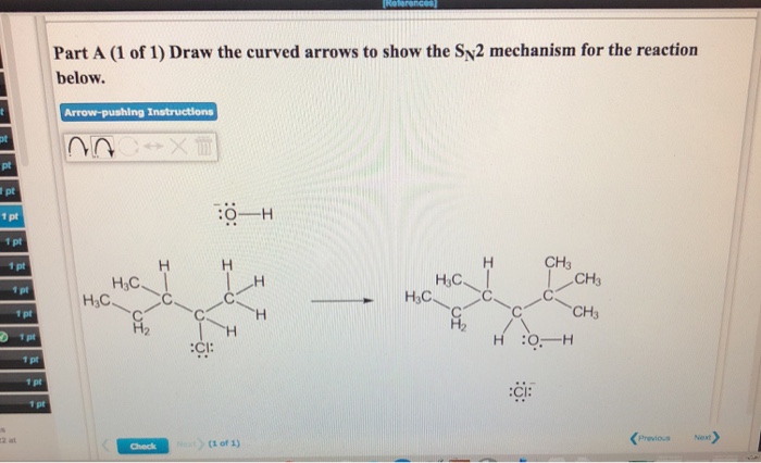 Solved Part A (1 of 1) Draw the curved arrows to show the | Chegg.com Solved Part A (1 of 1) Draw the curved arrows to show the | Chegg.com