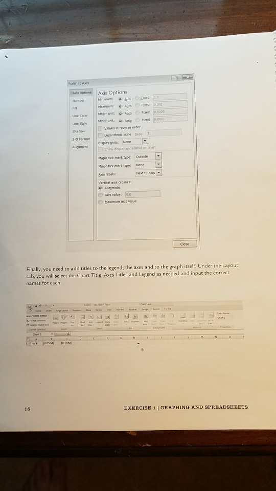 Solved BACKGROUND When using a graphing program such as MS | Chegg.com