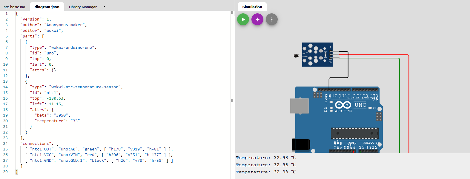 You will create a temperature warning system using | Chegg.com