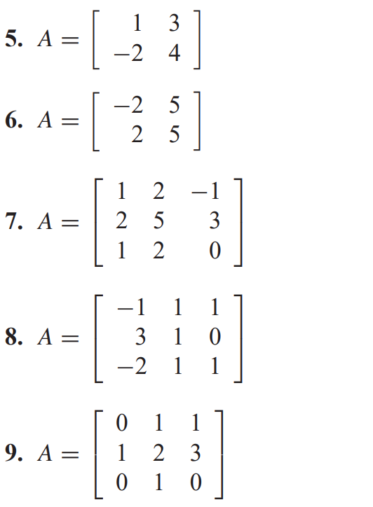 Solved n Exercises 5–10: a. Find the elementary matrices | Chegg.com