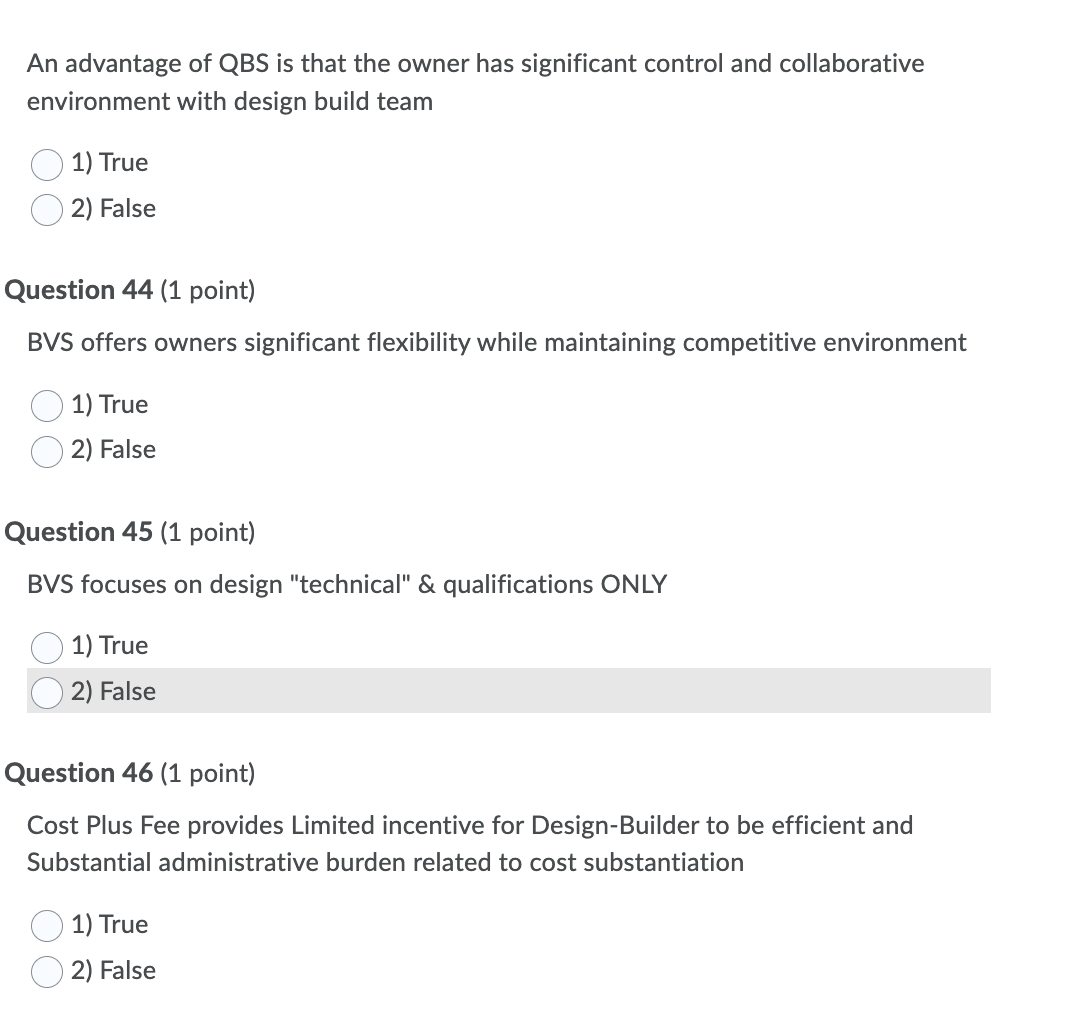 Solved An advantage of QBS is that the owner has significant | Chegg.com