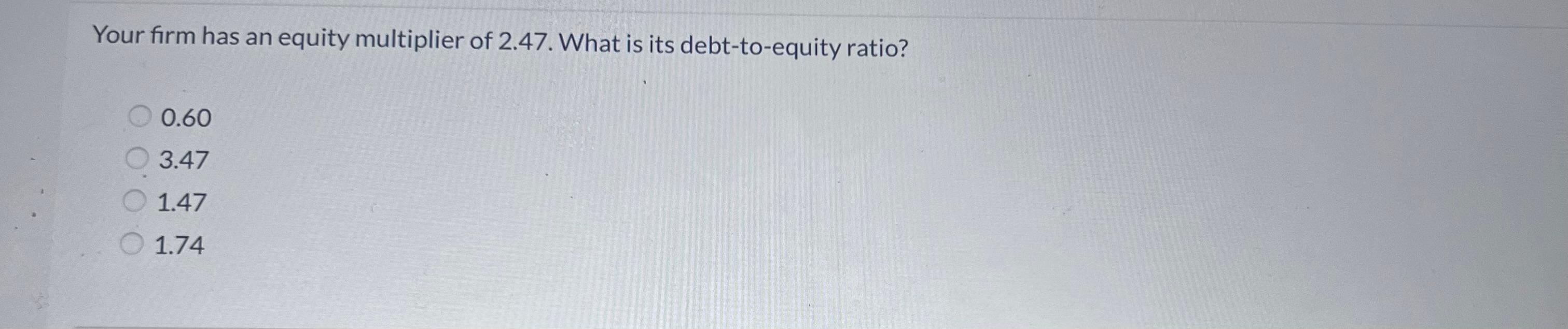 Solved Which of the following does NOT change a firm's | Chegg.com