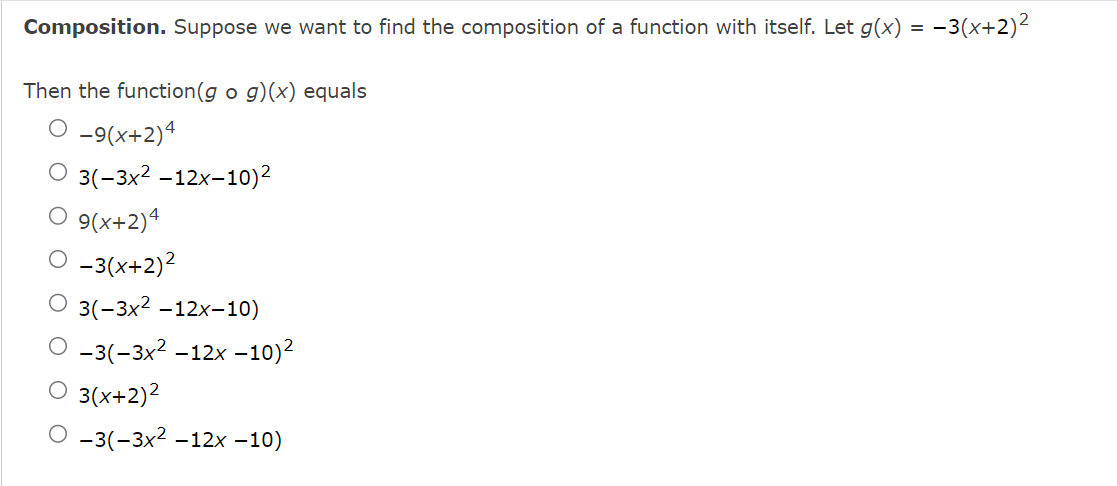 Solved Composition Suppose We Want To Find The Composition