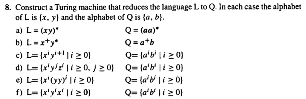 Solved 8. Construct a Turing machine that reduces the | Chegg.com