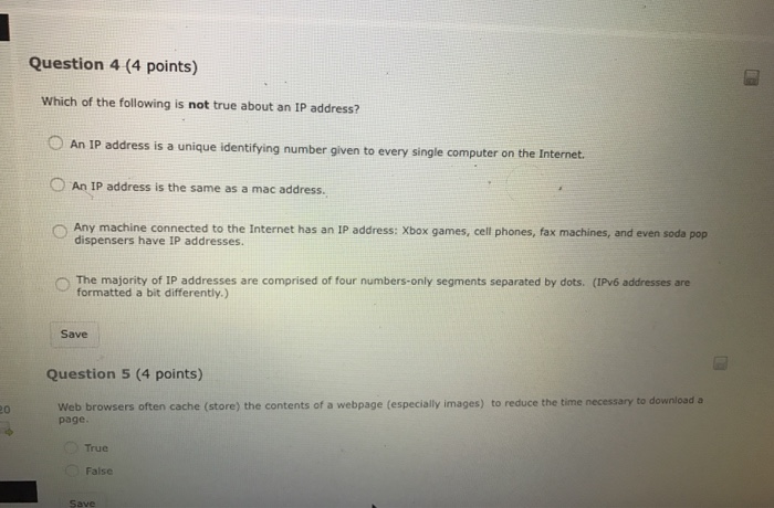 Solved Which of the following is not true about an IP | Chegg.com