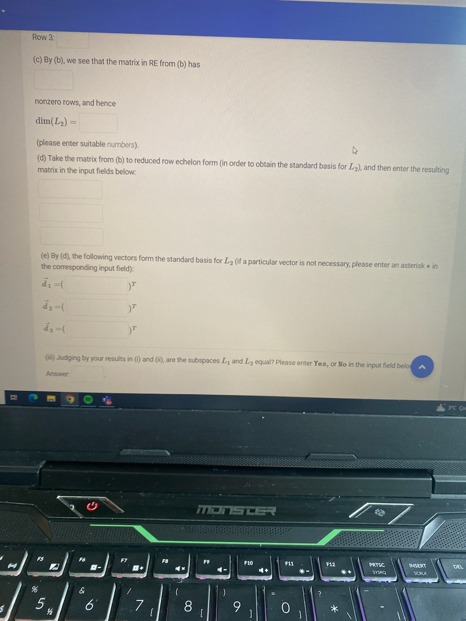 (Subspaces: Bases \& Dimension). Let | Chegg.com