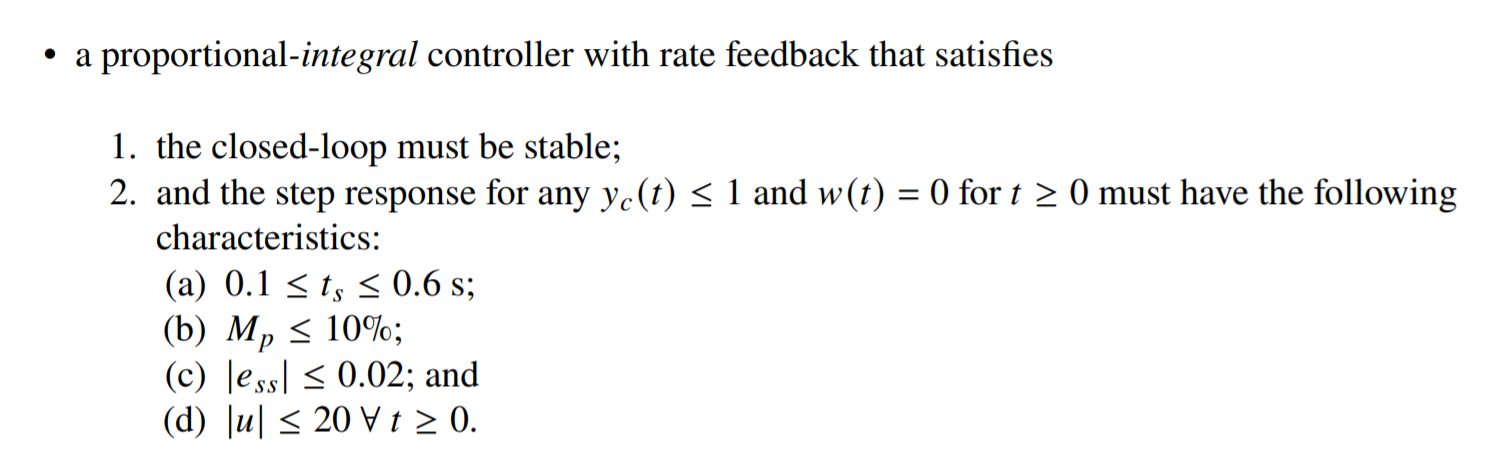 Solved • a proportional-integral controller with rate | Chegg.com