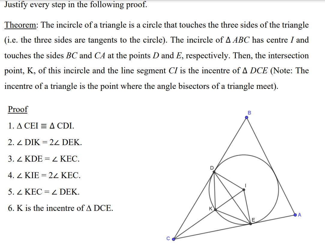 Solved Justify every step in the following proof. Theorem: | Chegg.com