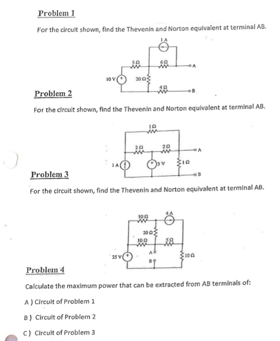 Solved Problem 4 Calculate the maximum power that can be | Chegg.com