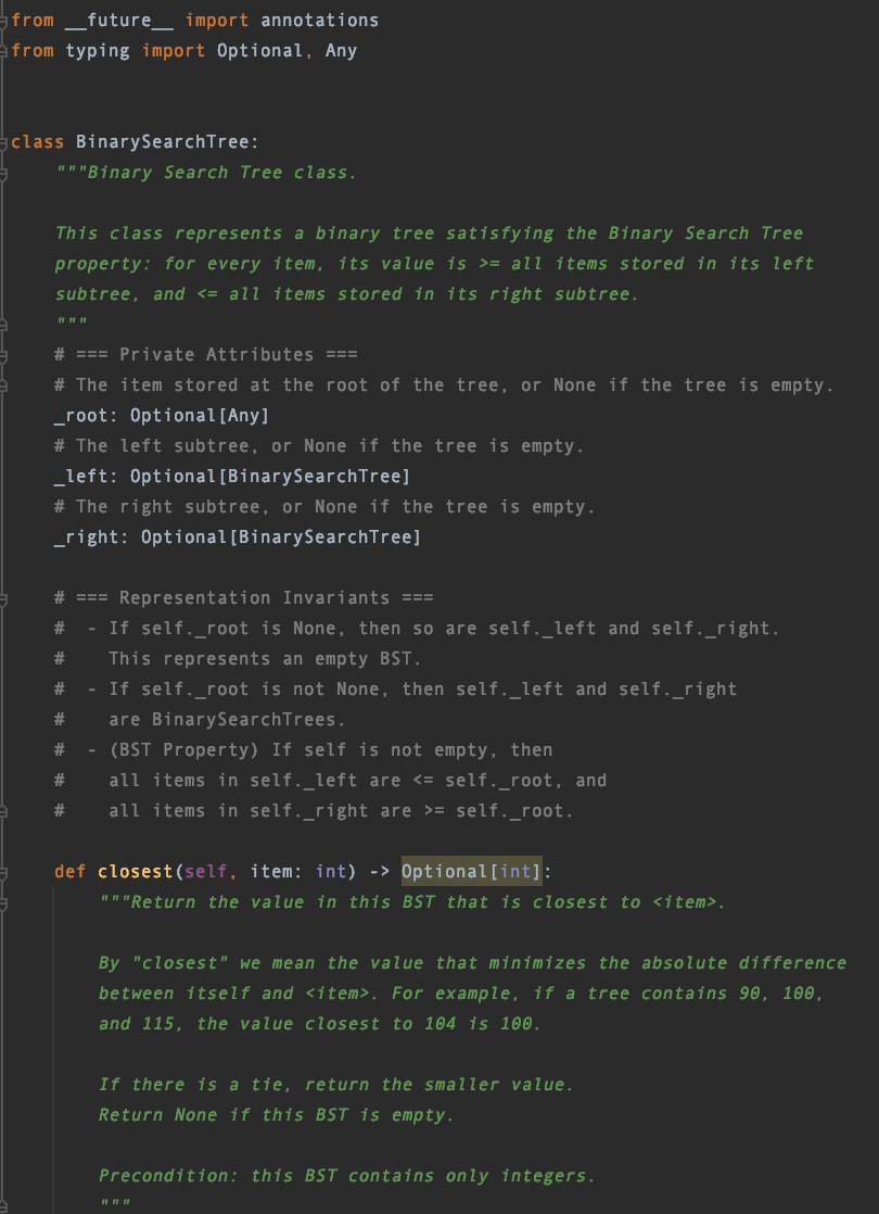Solved Il We Ve Defined A Bst Method For You To Implement